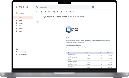 Document Generation Solutions: Detailed Features - Conga
